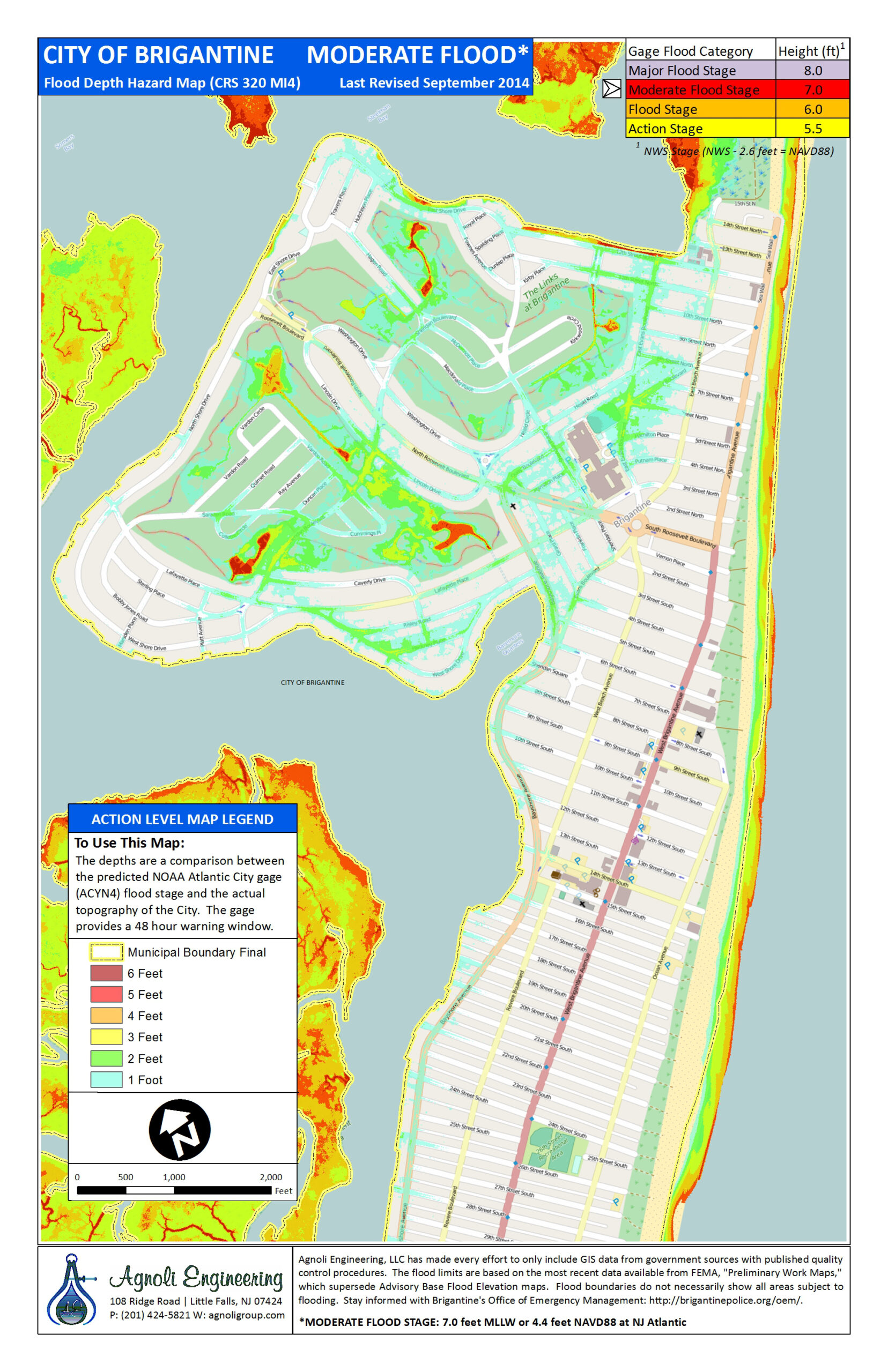 Brigantine NJ “Flood Depth Hazard Maps” | BRIGANTINE POLICE